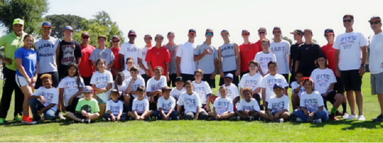 Hart Baseball hosts Boys & Girls Club Clinic • Hart High Baseball